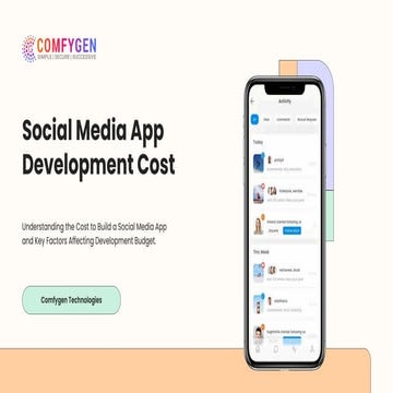 Social Media App Development Cost Guide for Startups | PDF