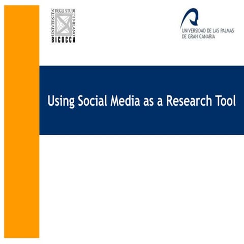 Social Media in Qualitative Research | PPTX
