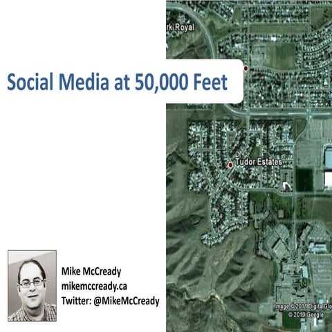 Social Media at 50,000 Feet | PPTX