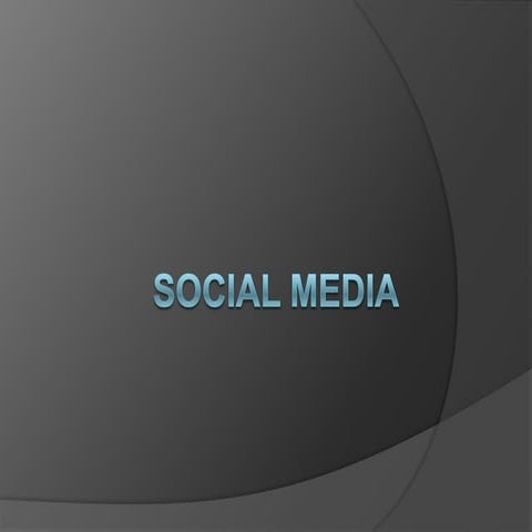 Social media blog project | PPT