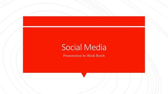 Social media brickey | PPT