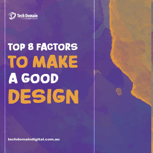 Top 8 Factors to make a Good Design | PDF | Web Design and HTML | Internet