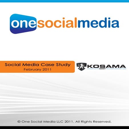 Social Media Case Study Kosama | PDF