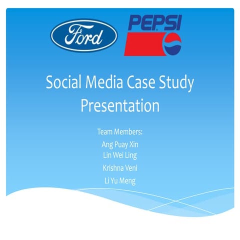 Social media case study presentation | PPTX