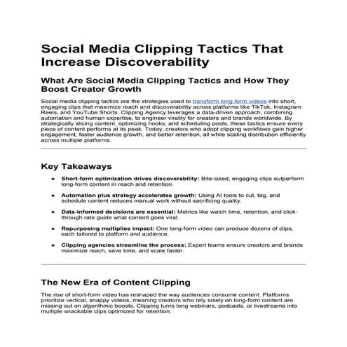 Social Media Clipping Tactics That Increase Discoverability.docx
