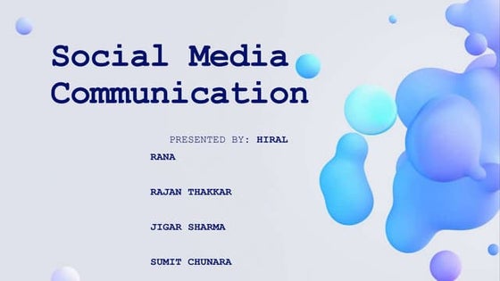 The power of social media | PPT