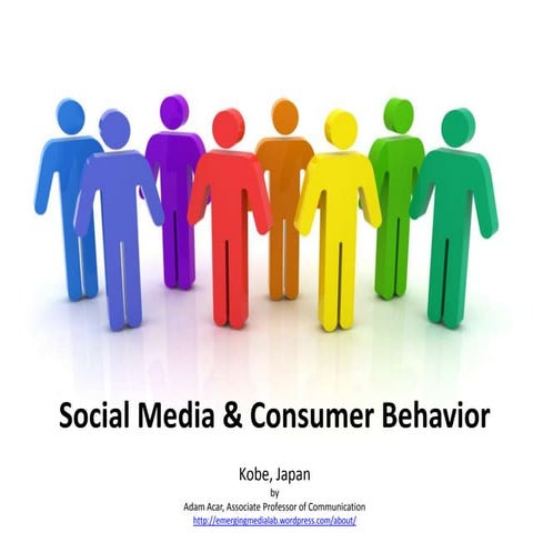 Social media & consumer behavior | PPTX
