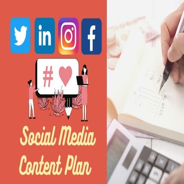Social media content plan | PPT