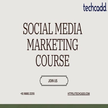 Best Social Media Marketing course in Jalandhar | PDF