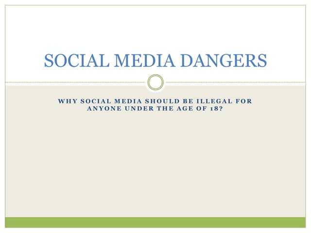 impact of social media on mental health.pptx | Social Networking | Internet