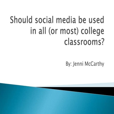 Social media defense powerpoint | PPTX