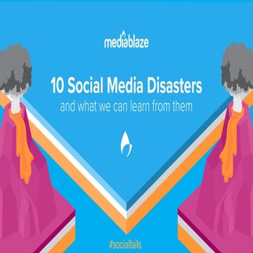 Social media disasters and what brands can learn from them | PPT