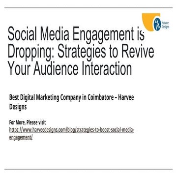 Social Media Engagement Drop - Reasons and Recovery Strategies - Harvee ...