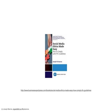 Social Media Ethics Made Easy | PPT