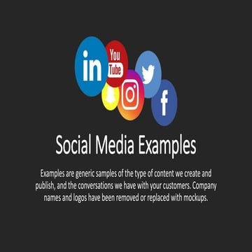Social media examples | PPTX