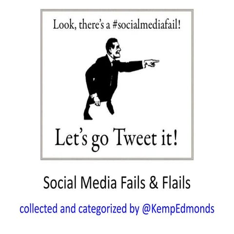 Social Media Fails & Flails | PPT