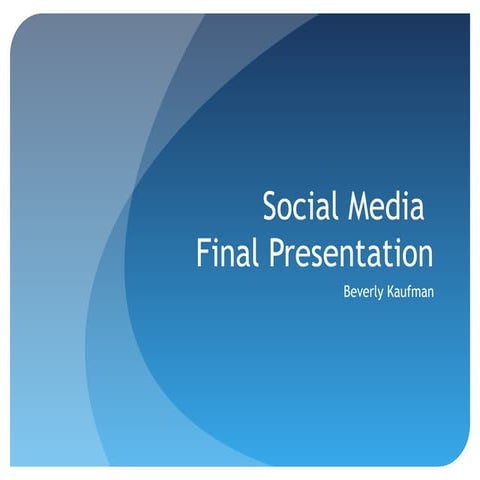 Social media final | PPT
