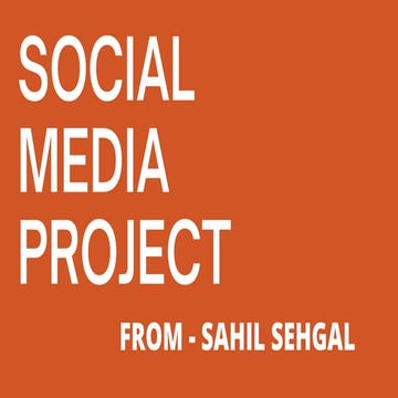 Social Media Project | PDF