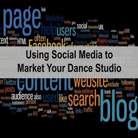 Social Media Marketing for Dance Studios | PPTX