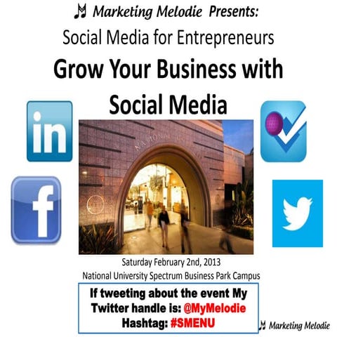 Social media for entrepreneurs | PPTX