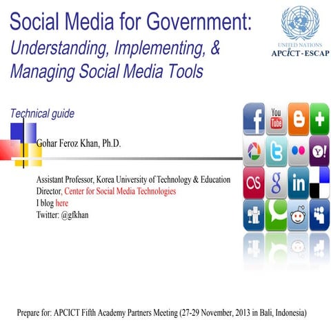 Social media for government | PPT