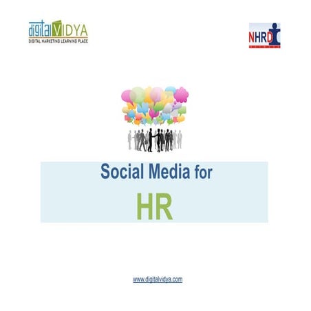 Webinar Presentation on HR & SOCIAL MEDIA | PDF | Social Networking ...
