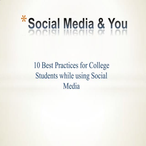 Social Media Do’s & Dont’s what to do and what not to do in social ...