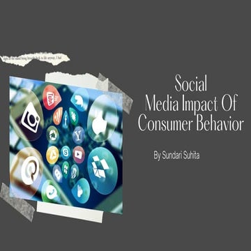 Social media impact of consumer behavior | PDF