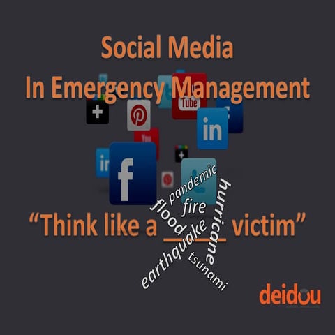 Fill your toolbox and "think like a ________ victim": social media in ...