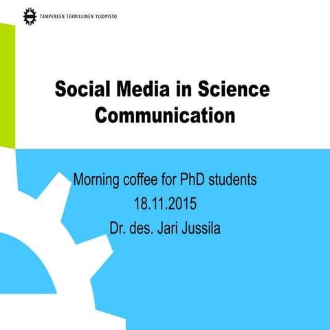 Social media in science communication | PDF