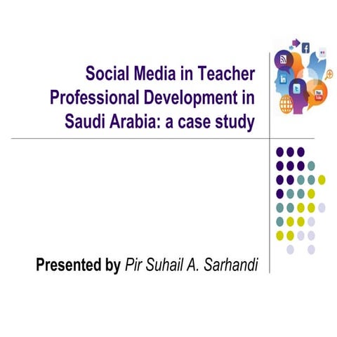 Social media in teachers' professional development | PPTX