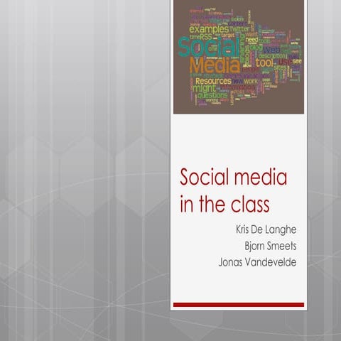 Social media in the classroom | PPT
