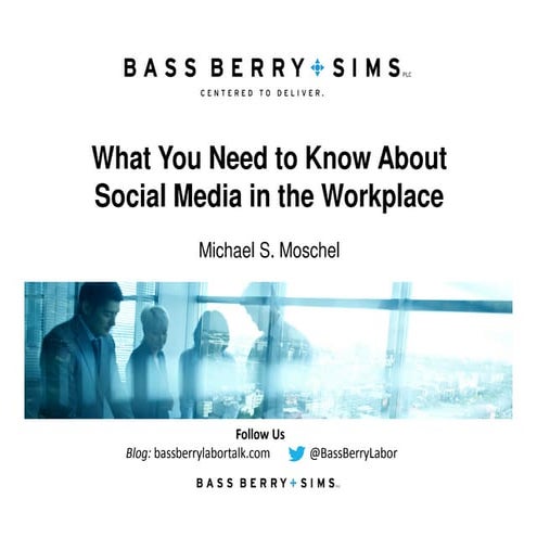 The Complexities and Challenges of Social Media in the Workplace | PPT
