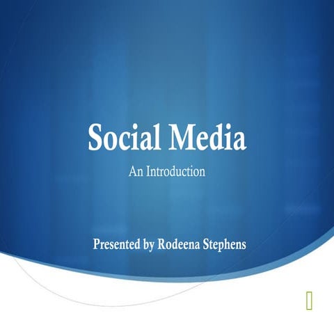 Social media introduction | PPT