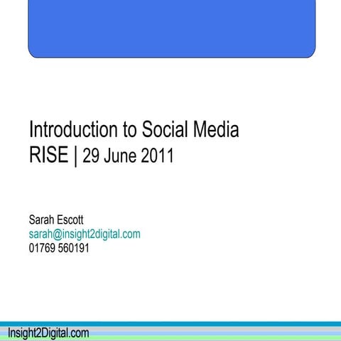 Social media introduction | PPT