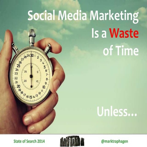 Social media is a waste of time | PPTX