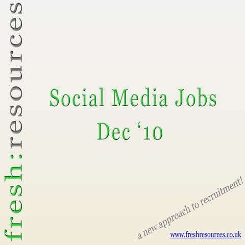 Social Media Manager Job Description | DOC