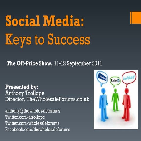 Social Media: Keys to Success | PPT