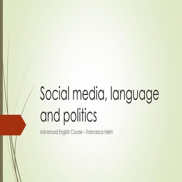 Language and Politics | PPTX