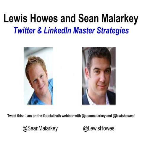 Social Media Lewis And Sean | PPT