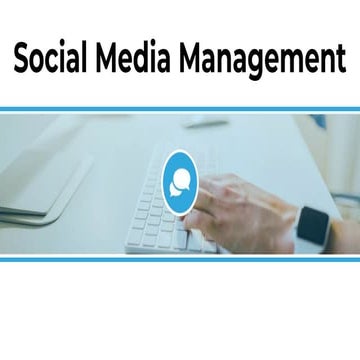 What Is Social Media Management ? | Digital karigar | PDF