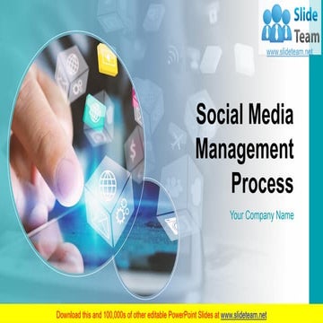 Social Media Management Process PowerPoint Presentation Slides | PDF