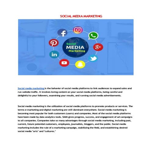 Social media marketing | PDF