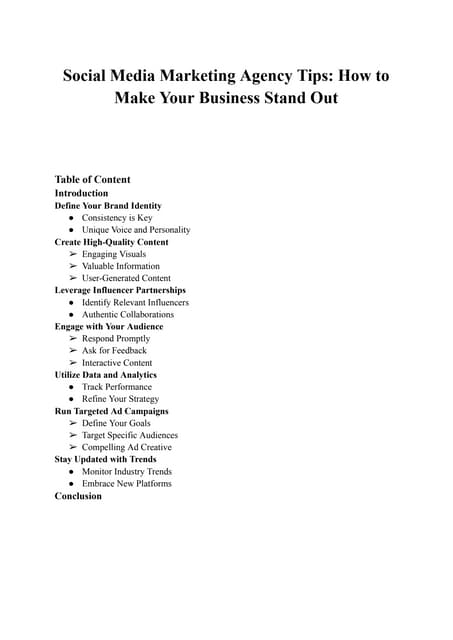 How To Create A Social Media Content Plan | PPT