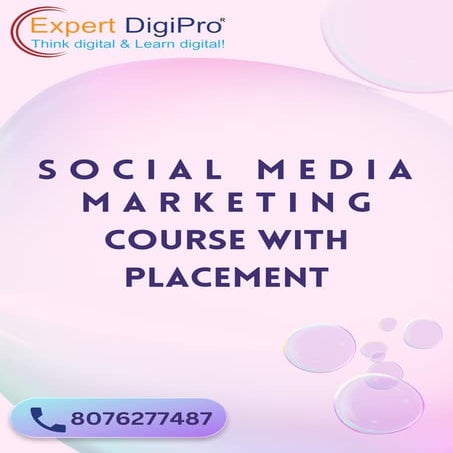 Social Media Marketing course with placement | PDF