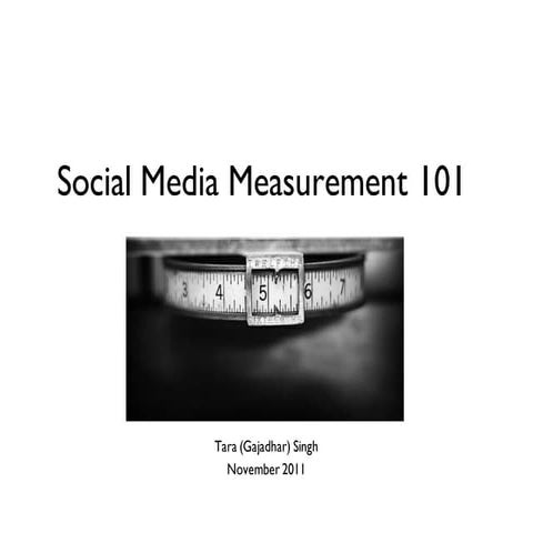 Social Media Measurement Framework | PPTX