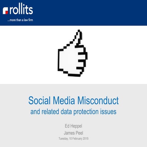 What a tweet! - The misuse of social media in health care - Rachael ...