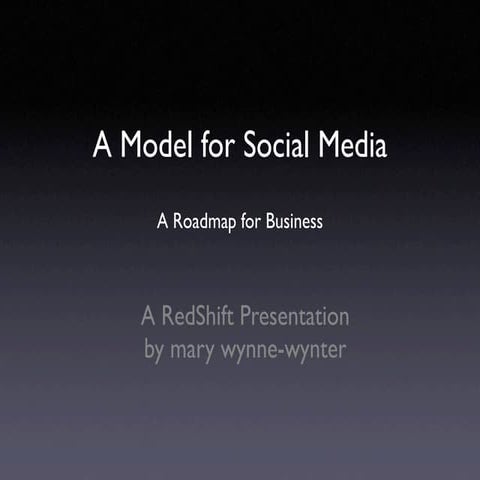 Social Media Model | PDF