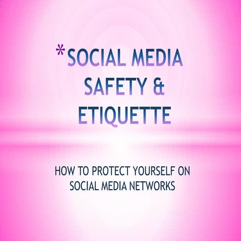 Social Media safety form mobile application and how to safe by social ...