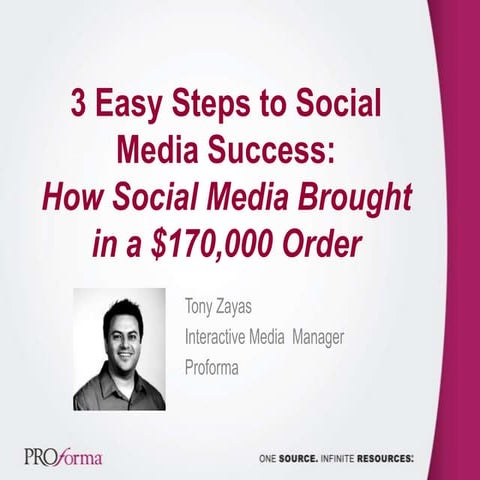 3 Easy Steps to Social Media Success: How Social Media Brought in a ...
